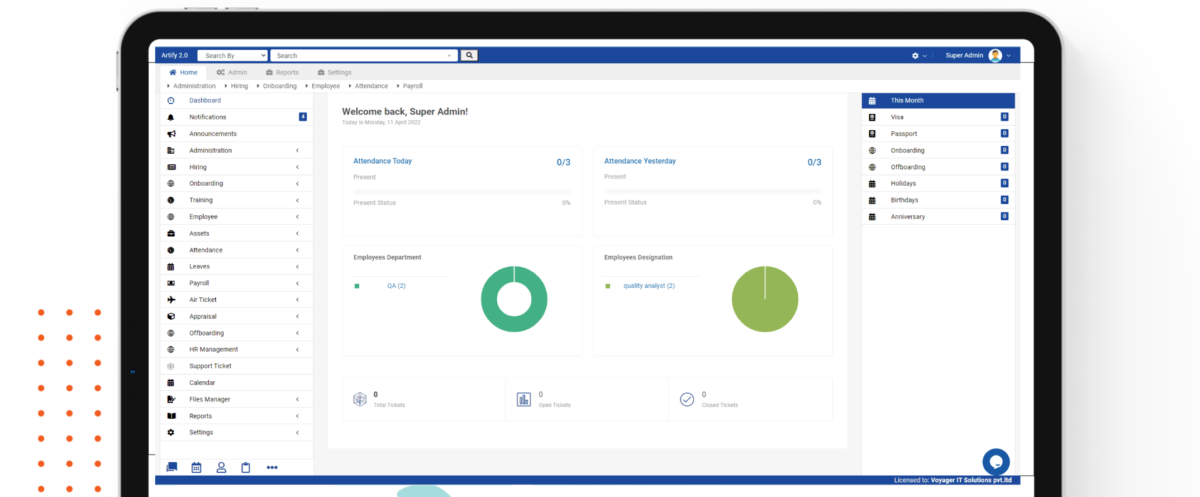 Artify360 - Custom-Made HR Software Solutions For Kuwait