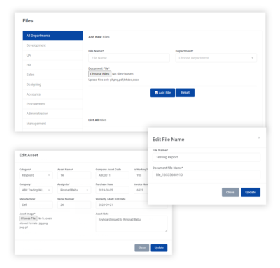 Manage files with employee file management system in Bahrain