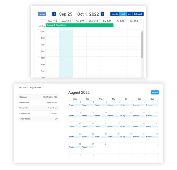 Organize your business with HR calendar management software